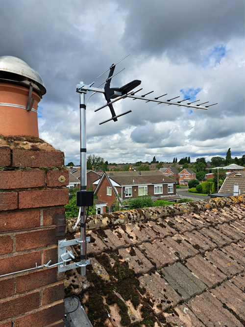 Two Room RX-12 TV Aerial Installation, Hindley Green | Aerial & Sky ...